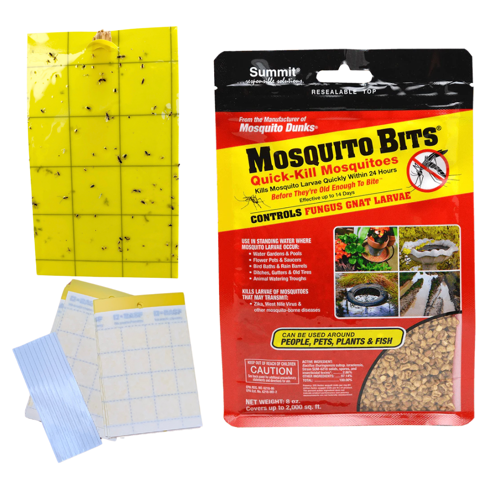 Fungus Gnat Fighting Set - Mosquito Bits & Sticky Traps – The Gardener ...