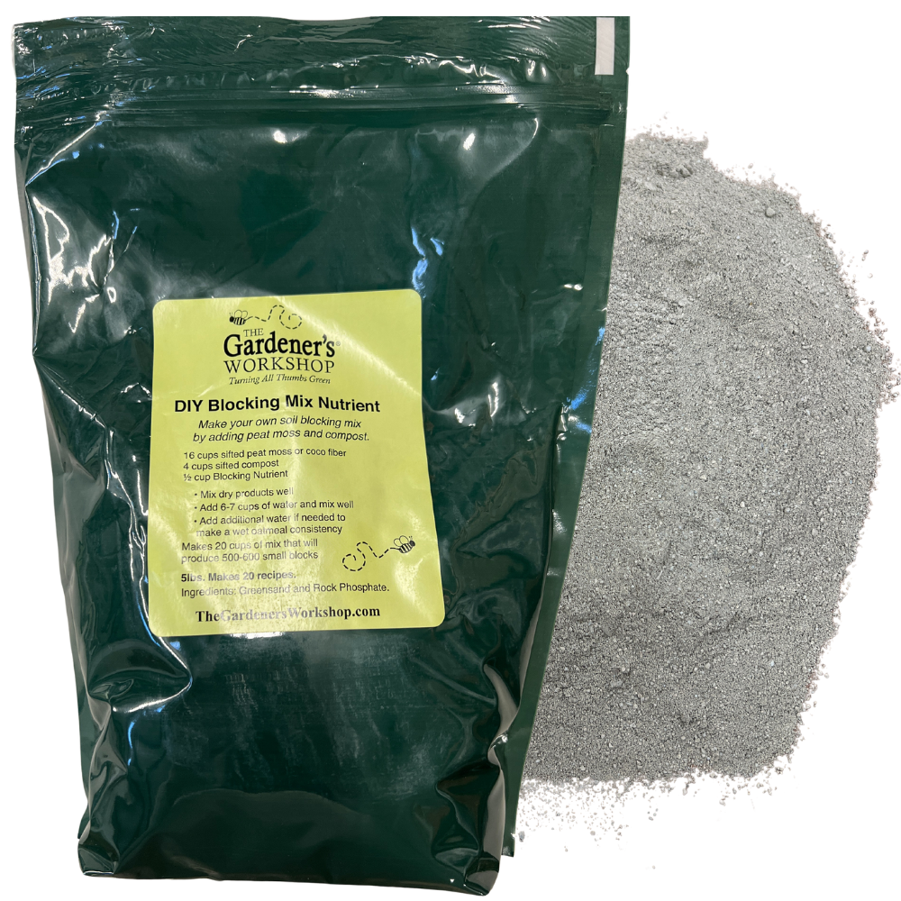 Soil Blocking Nutrient Mix - Do-It-Yourself - The Gardener's Workshop ...